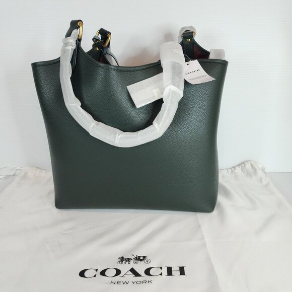 Coach | Bags | Coach Leather Day Tote Amazon Green | Poshmark